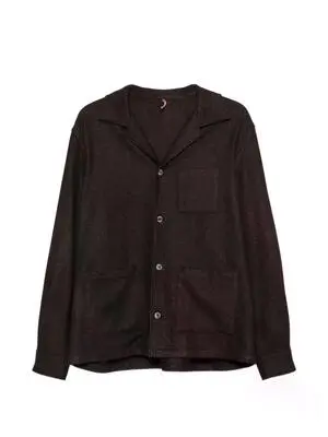 SANTANIELLO Mirta Button-fastening Jacket - Brown