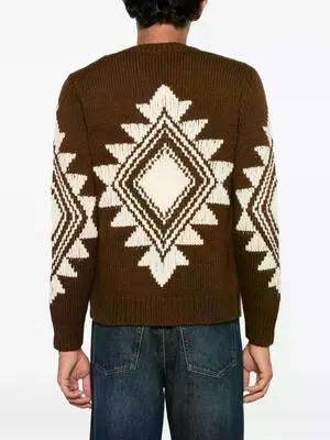 Moncler Geometric-intarsia Wool Sweater