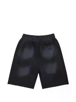 WARMAN Graphic-print Raw-cut Shorts