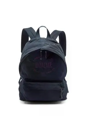 Balenciaga Homme Embroidered Backpack - Blue