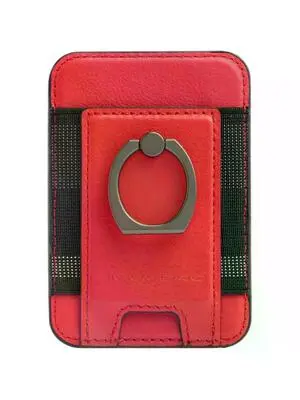 PIQUADRO Magsafe Ring-detail Cardholder - Red
