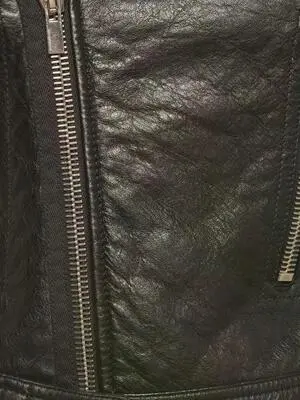 Balenciaga New Moto Leather Biker Jacket