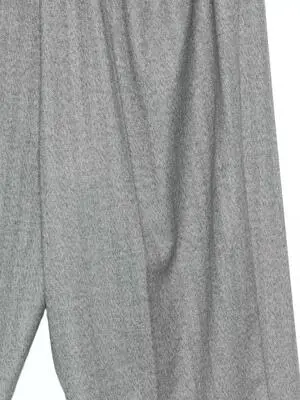 Marina Rinaldi Herringbone-pattern Elasticated Trousers