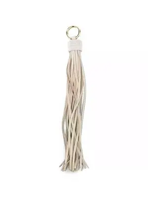 Fabiana Filippi Bead-embellished Leather Tassel Keyring
