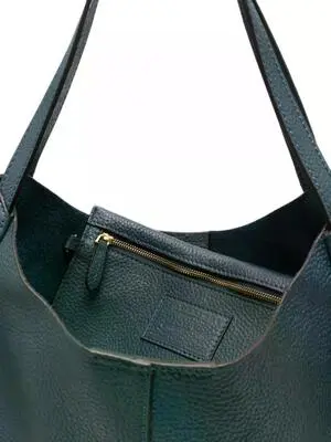 THE BRIDGE Grained-leather Tote Bag