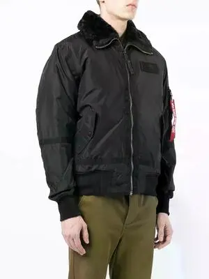 Alpha Industries Logo-patch Zip-up Jacket