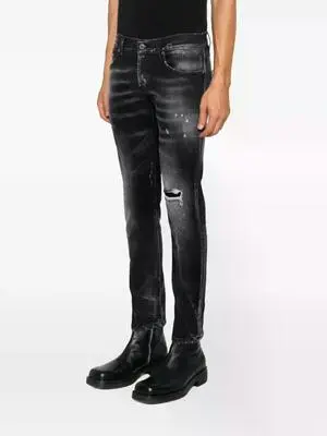 DONDUP Distressed Faded Jeans