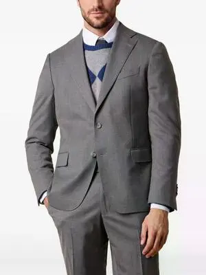 Brooks Brothers Single-breasted Notch-lapel Blazer - Grey