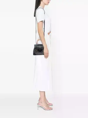 Goyard 2019 Mini Goyardine Saigon Souple Satchel - Black
