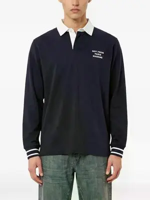 Drole De Monsieur Long Sleeve Polos For Men