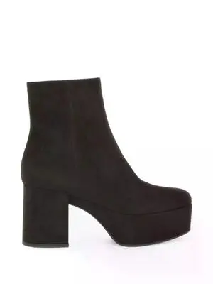 GIANVITO ROSSI Sally Platform Ankle Boots - Brown