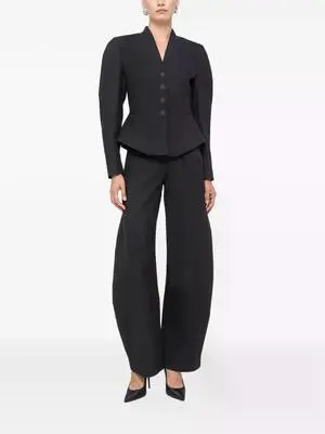 NISSA Tailored Wool V-neck Jacket