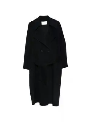 THE FRANKIE SHOP Issen Belted Trench Coat - Blue