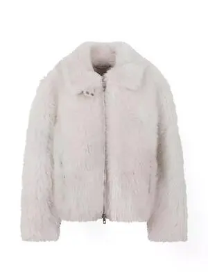 DESA 1972 Shearling Zip-up Jacket
