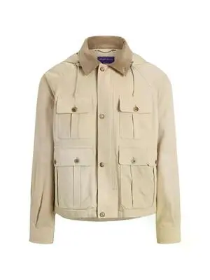 Ralph Lauren Purple Label Pembroke Hooded Military Jacket - Neutrals