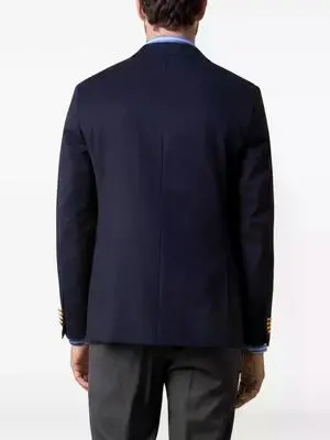 Brooks Brothers Double-breasted Virgin Wool Blazer