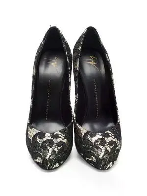 GIUSEPPE ZANOTTI Lace Pointed-toe Pumps