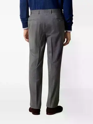 Brooks Brothers Travel Flat-front Twill Trousers