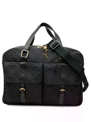 LOUIS VUITTON 2002 Monogram Mini Lin Claudine Duffle Bag Travel Bag