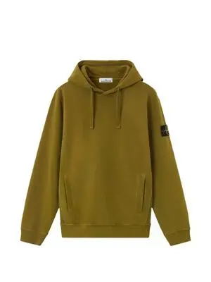 Stone Island 6100048 Brushed Organic Cotton Fleece - Green