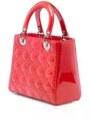 Dior 2013 Medium Patent Cannage Lady Satchel