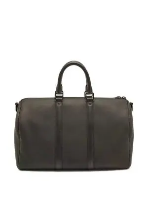 LOUIS VUITTON Aerogram Keepall Bandoulière Duffel Bag - Black