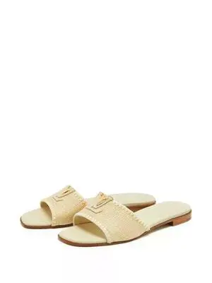 LOUIS VUITTON Mare Logo-plaque Flat Sandals