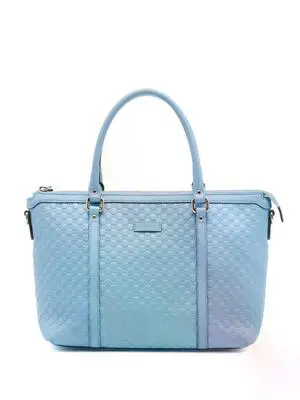Gucci 2016-2026 Small Microguccissima Joy Satchel - Blue