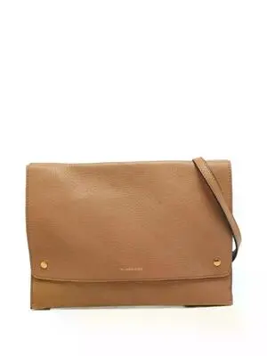 Burberry Double Side Flap Leather Crossbody Bag