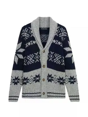 Brooks Brothers Shawl-collar Cardigan - Grey