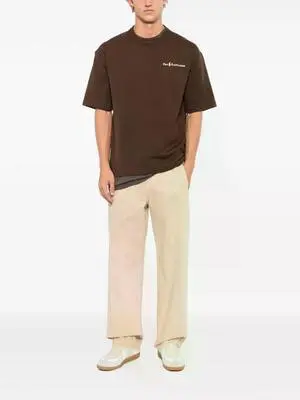 Polo Ralph Lauren Logo Embroidered T-shirt - Brown
