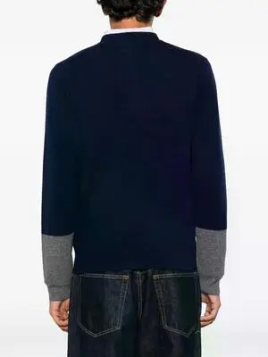 Comme Des Garçons Colour-block Sweater
