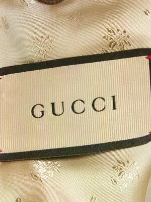 Gucci Gg Jacquard Leather-trim Bomber Jacket