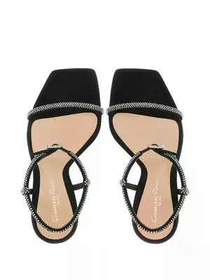 GIANVITO ROSSI Mayfair Crystal Sandals
