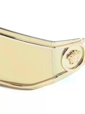 Versace Medusa-embellished Shield Sunglasses