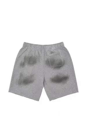 WARMAN Hand-print Raw-cut Shorts