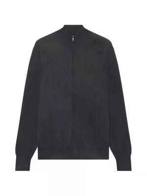 Brooks Brothers Mock-neck Cardigan - Grey
