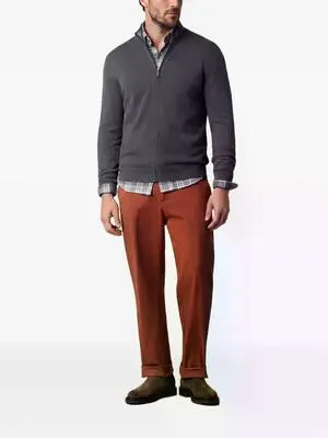 Brooks Brothers Mock-neck Cardigan