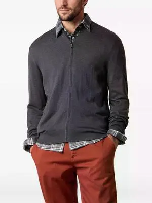 Brooks Brothers Mock-neck Cardigan