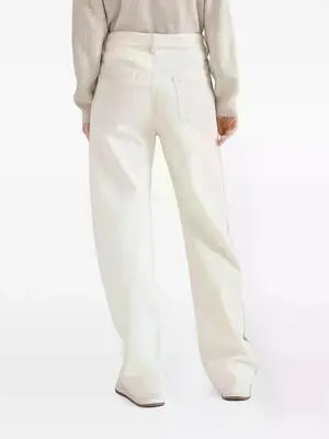 Brunello Cucinelli Straight-leg Five-pockets Trousers - Neutrals