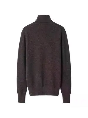 LEMAIRE Stand-collar Sweater In Fine Mouliné Merino Wool