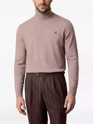 Brooks Brothers Lambswool Logo-embroidered Sweater