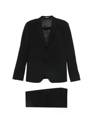 Emporio Armani Notch-lapel Suit - Black