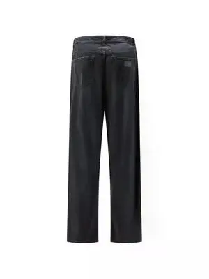 MAISON MARGIELA Logo-patch Wide-leg Jeans