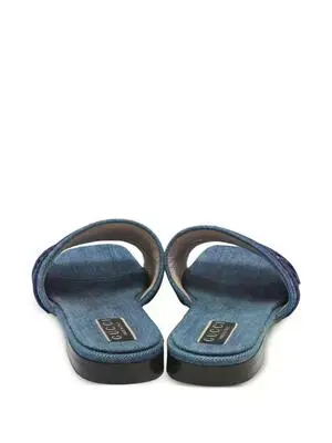 Gucci Jane Logo-embroidered Slides
