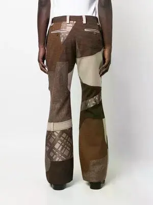 Moschino Low-rise Patchwork Flared Trousers