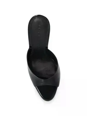 BLACK SUEDE STUDIO Jazz Patent-finish Sandals
