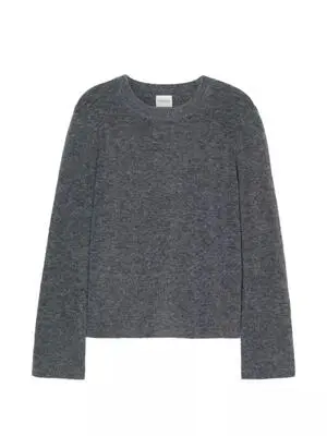 Closed Crew-neck Long-sleeve Sweater