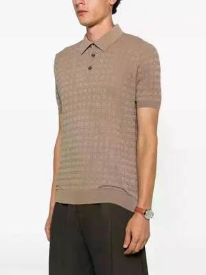 JEORDIE'S Check-pattern Polo Shirt