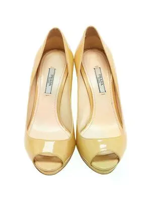 Prada Platform Peep-toe Pumps